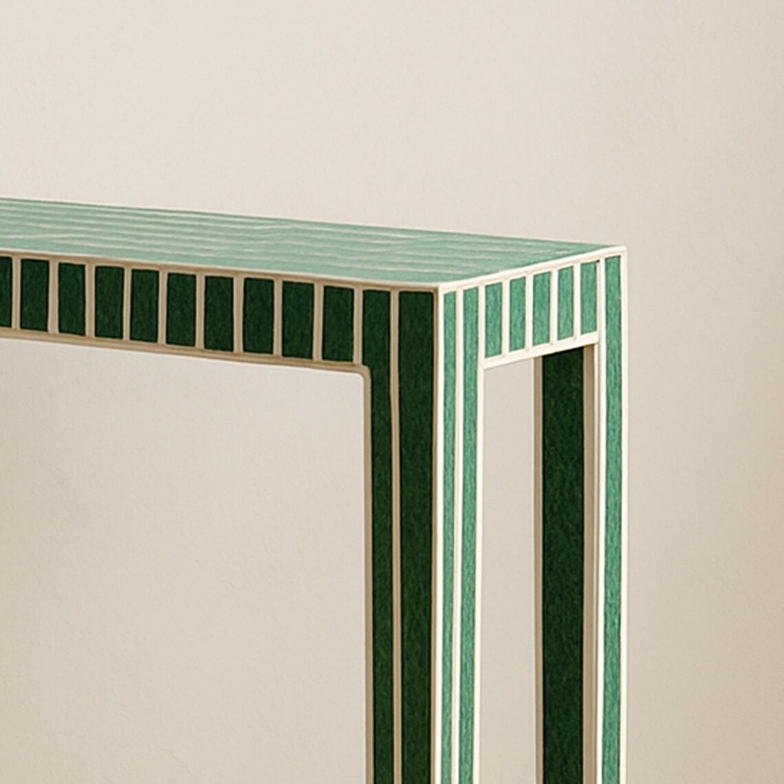 Handmade Bone Inlay Modern Pattern Console Table - Etsy