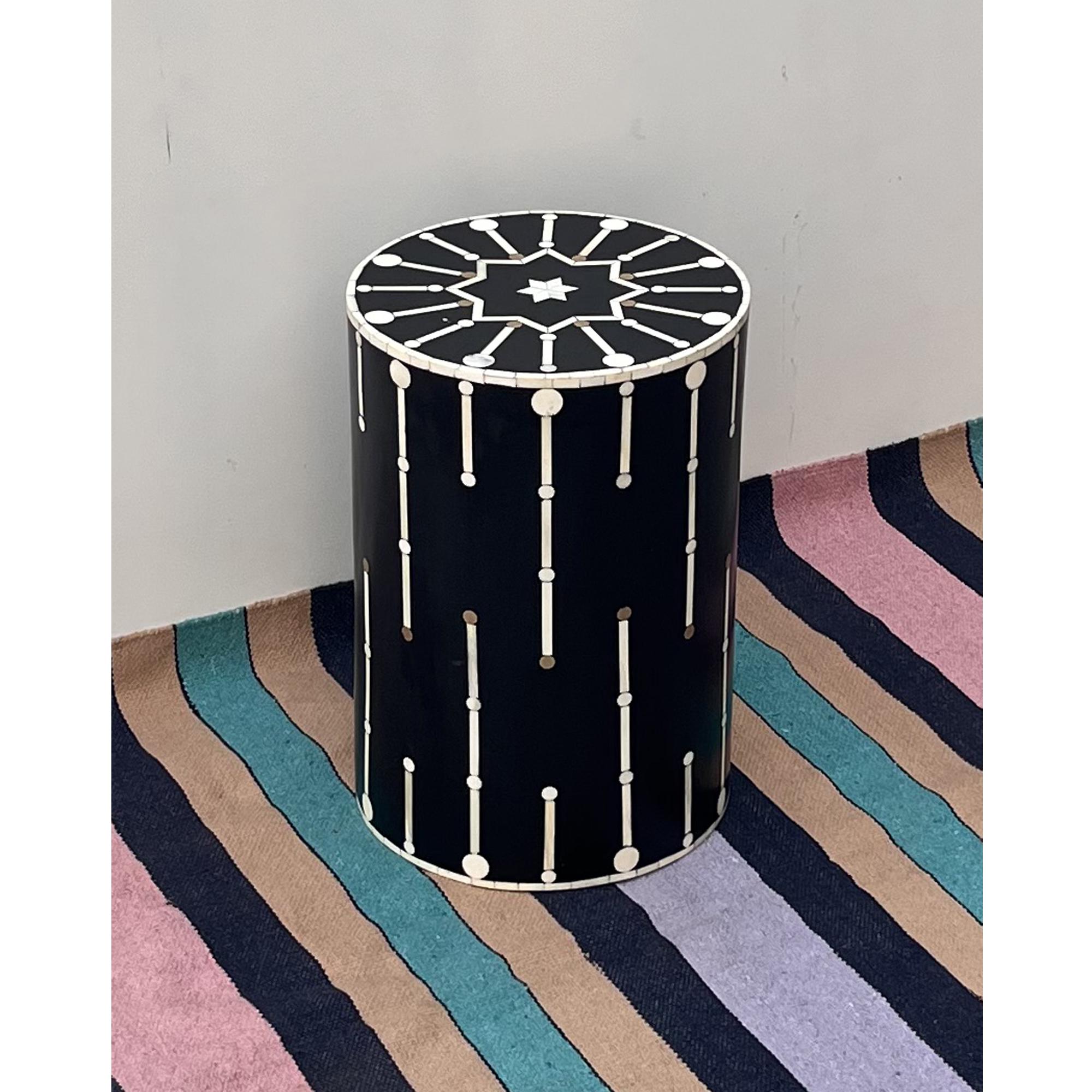 Handmade Bone Inlay Side End Table - Etsy