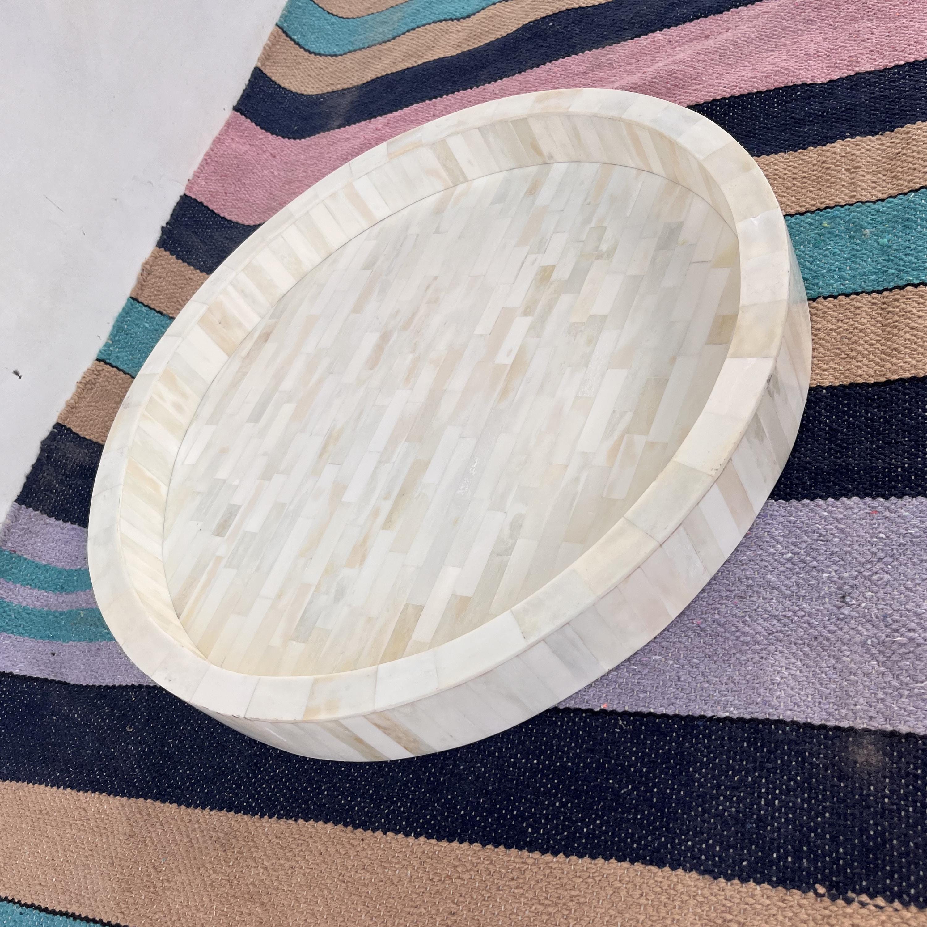 Handmade Bone Inlay Tray - Etsy