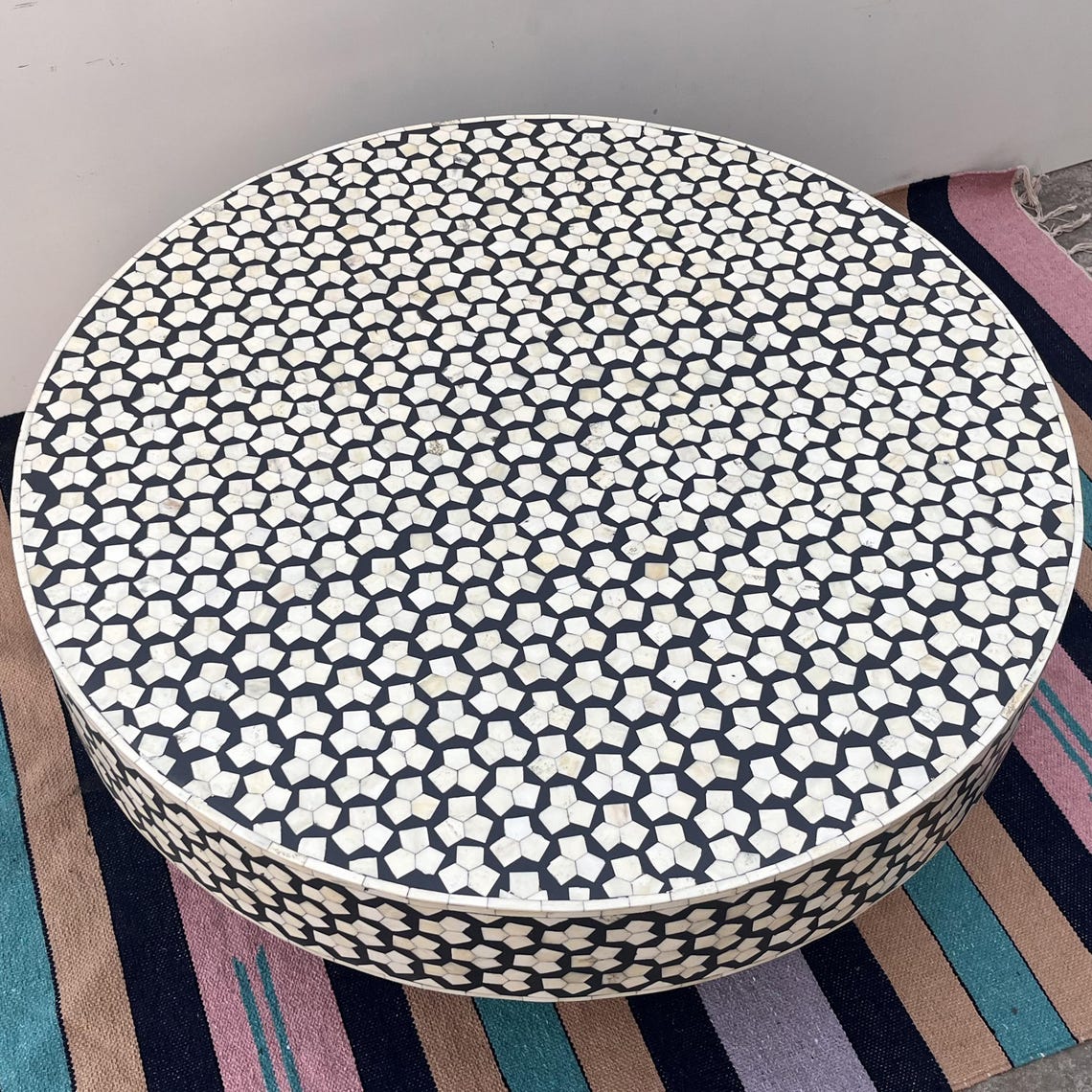 Handmade Bone Inlay Coffee Table - Etsy