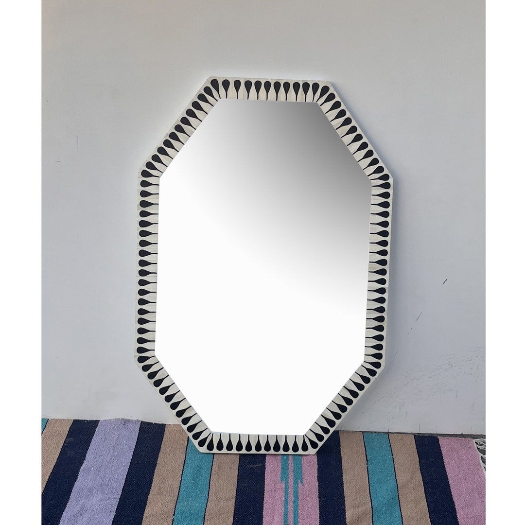 Handmade- Bone Inlay Mirror Frame - Etsy