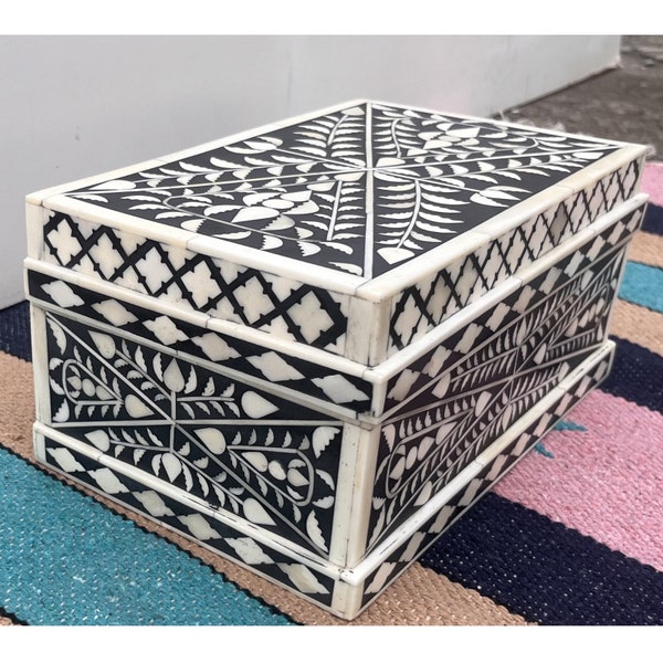 Bone Inlay Box - Etsy