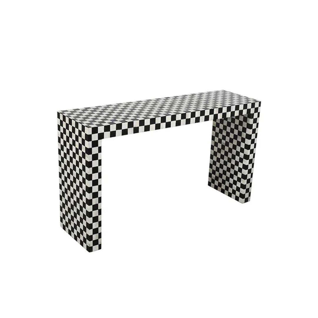 Handmade Bone Inlay Console Table - Etsy