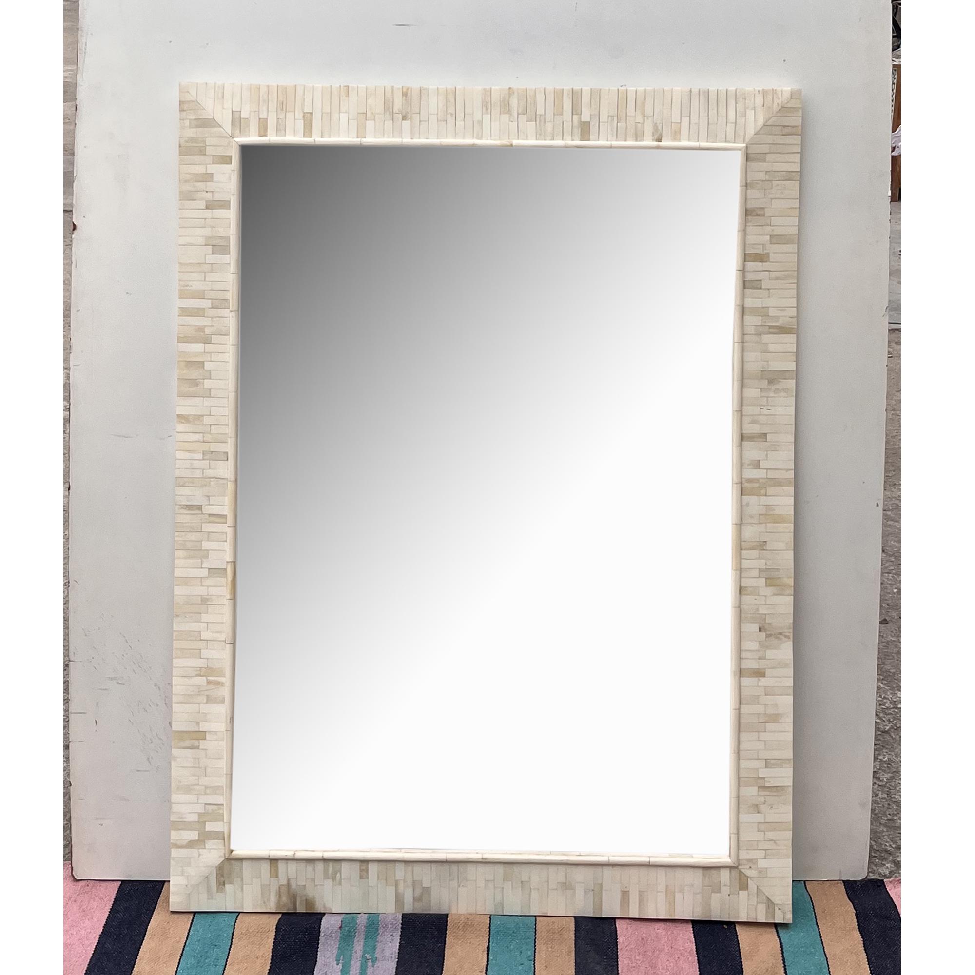 Handmade Bone Inlay Mirror Frame - Etsy