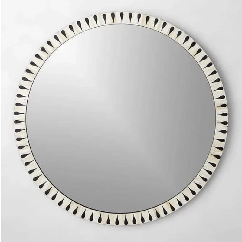 Bone Inlay Mirror - Etsy