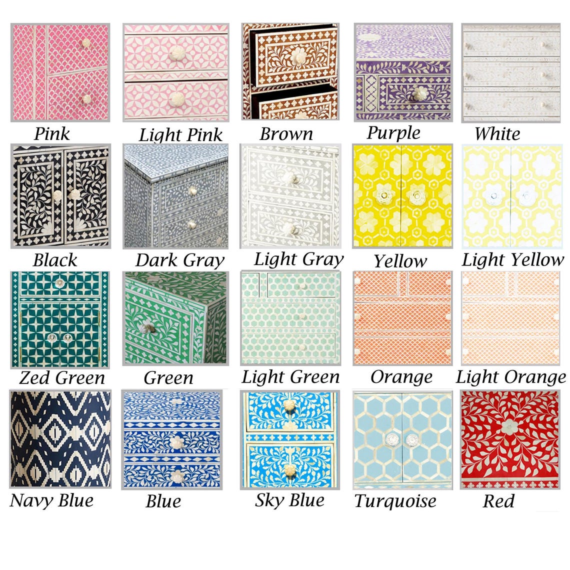 Handmade Bone Inlay Tissue Box - Etsy