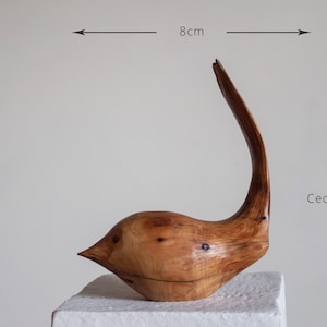 Hand Carved Wooden Bird, Sculptural Wooden Bird, Comfort Bird From ...