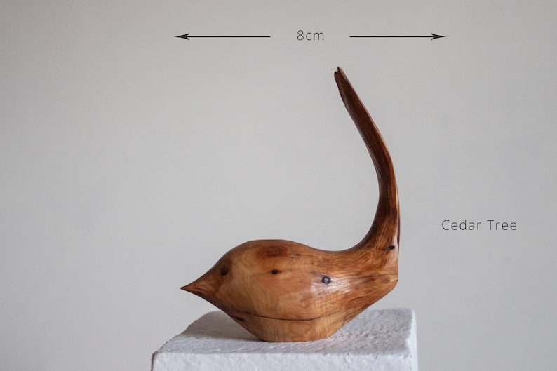 Hand Carved Wooden Bird, Sculptural Wooden Bird, Comfort Bird From ...