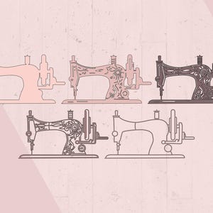 Sew Machine SVG, Sewing Designs, Multilayer Laser Cut File, Instant ...