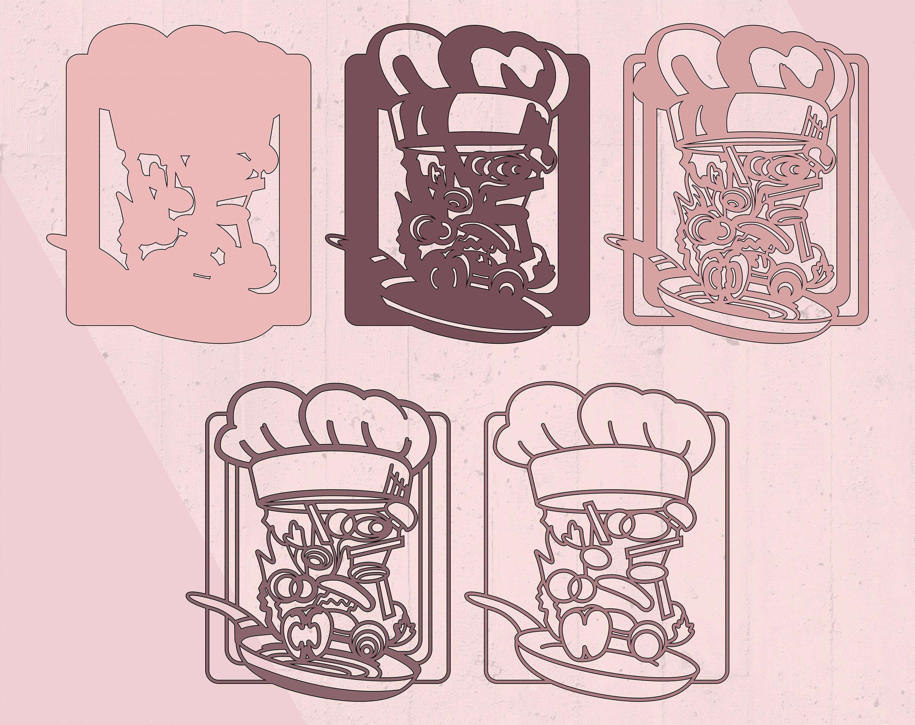 Cooking SVG, Kitchen Laser Cut, Chef Hat SVG, Cricut Crafts, Instant ...