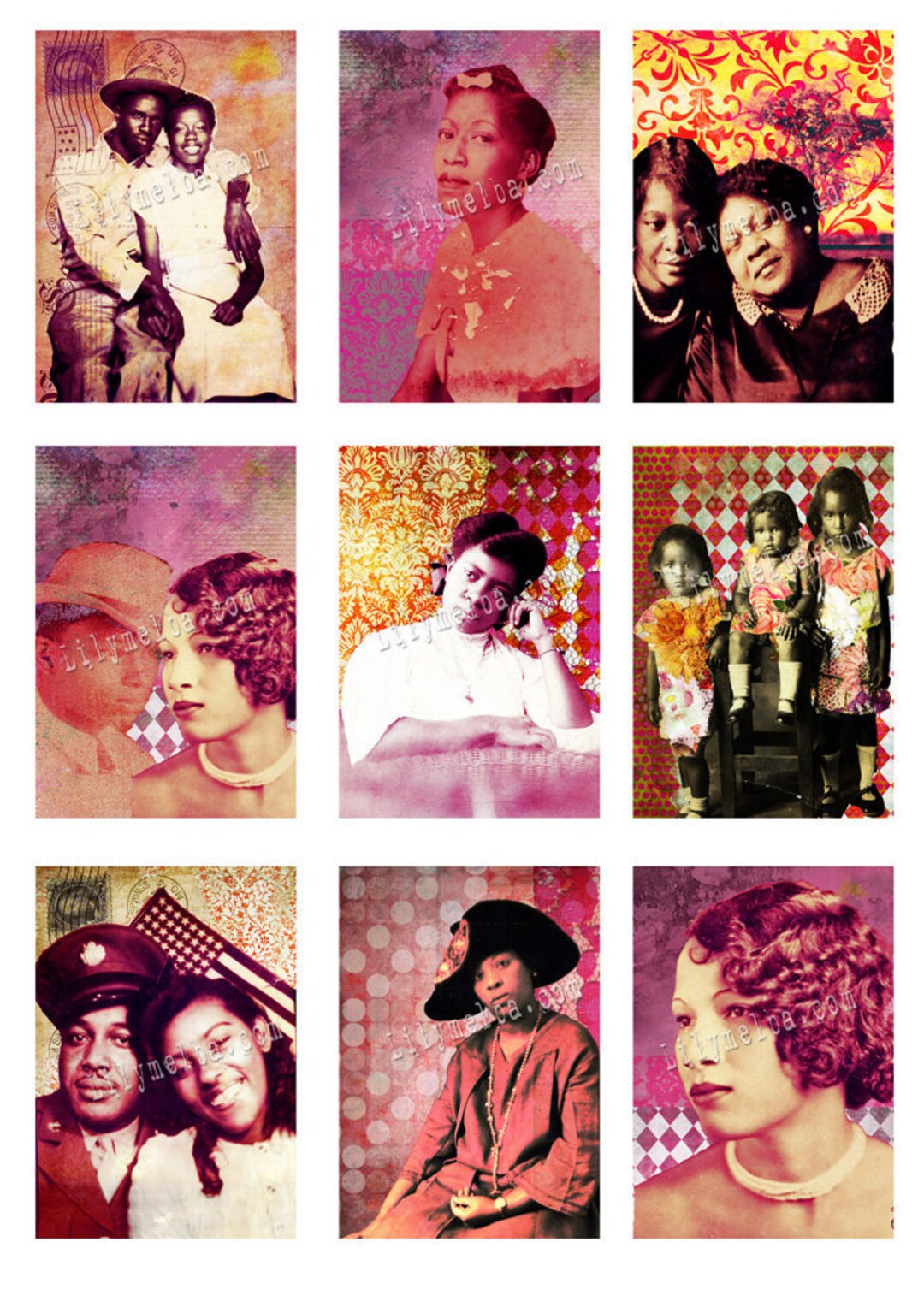 Digital Artist Trading Card 2. Instant Printable Digital Download. - Etsy