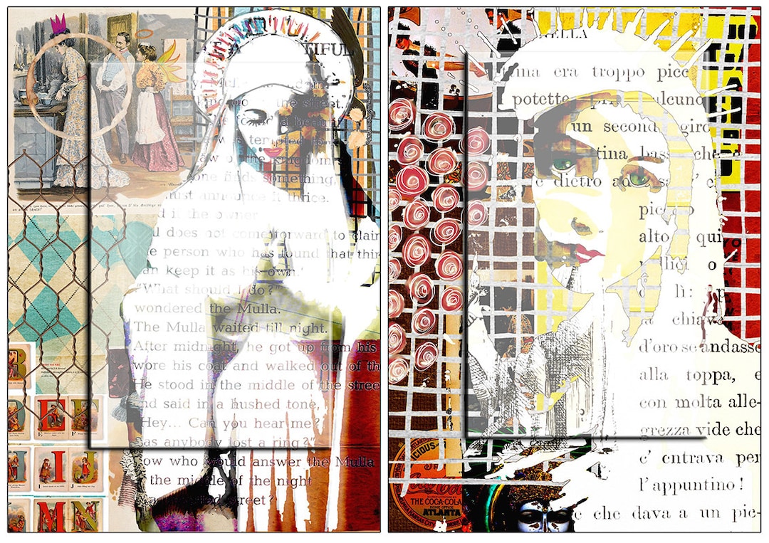 Virgin Mary..... A4 Digital Download Collage Sheet...instant Digital ...