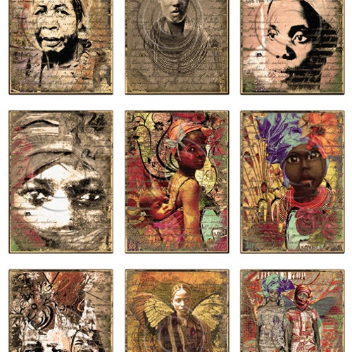 Fear..... A4 Digital Collage Sheet. Instant Digital Download. - Etsy