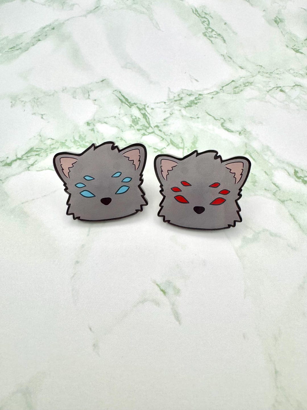 Dreadwolf Acrylic Pin | Dragon Age Solas Pin - Etsy
