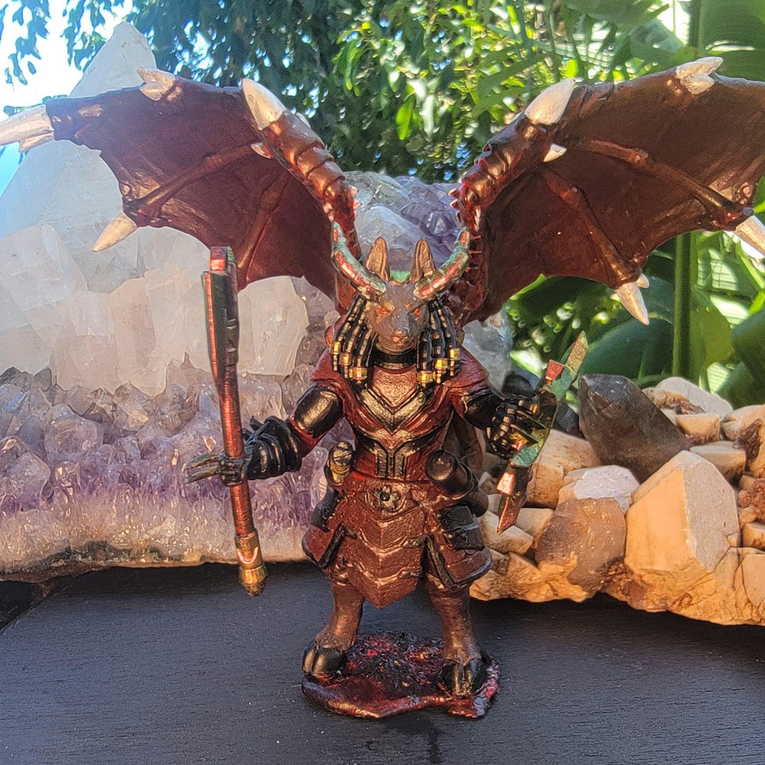 Custom Dnd Demon Lord Mini for Dungeons and Dragons, Pathfinder 5e and ...