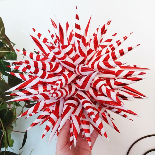 Candy Cane Tree Topper - Etsy