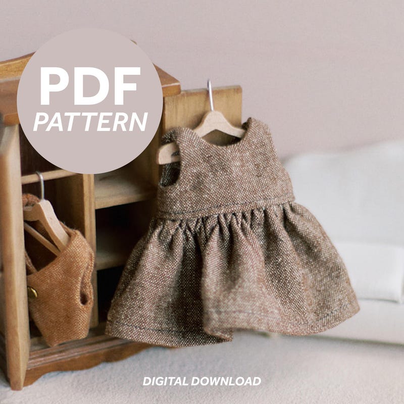Pattern Dress for Dolls - Etsy