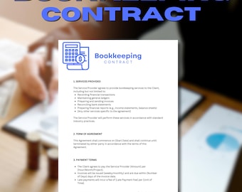 Bookkeeping-contract-agreement - Etsy