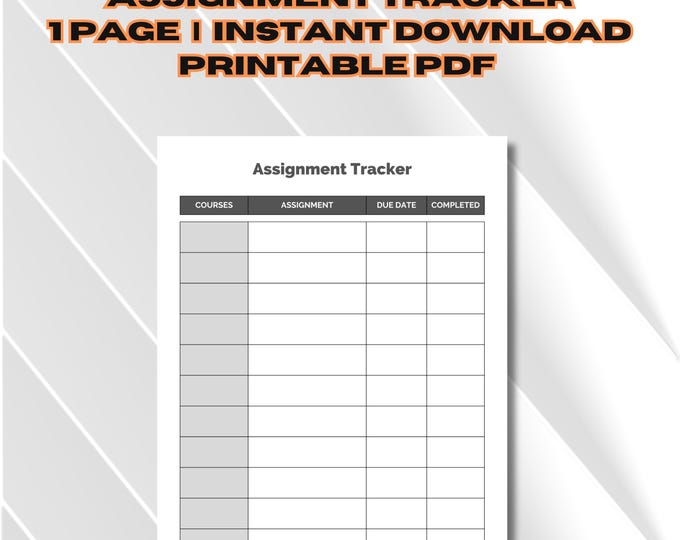 Student Academic Planner Printable | Adhd Back to School Planner ...
