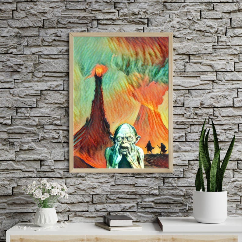 The Scream of Gollum, Digital Download, Lotr, Middle Earth, Sauron's ...