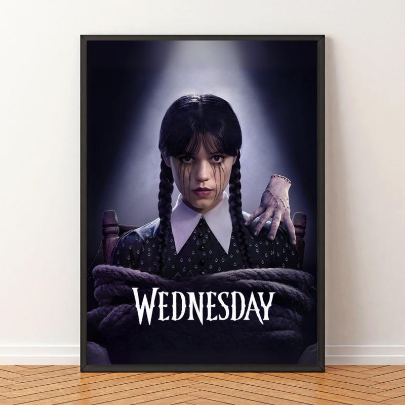 Wednesday Poster - Etsy