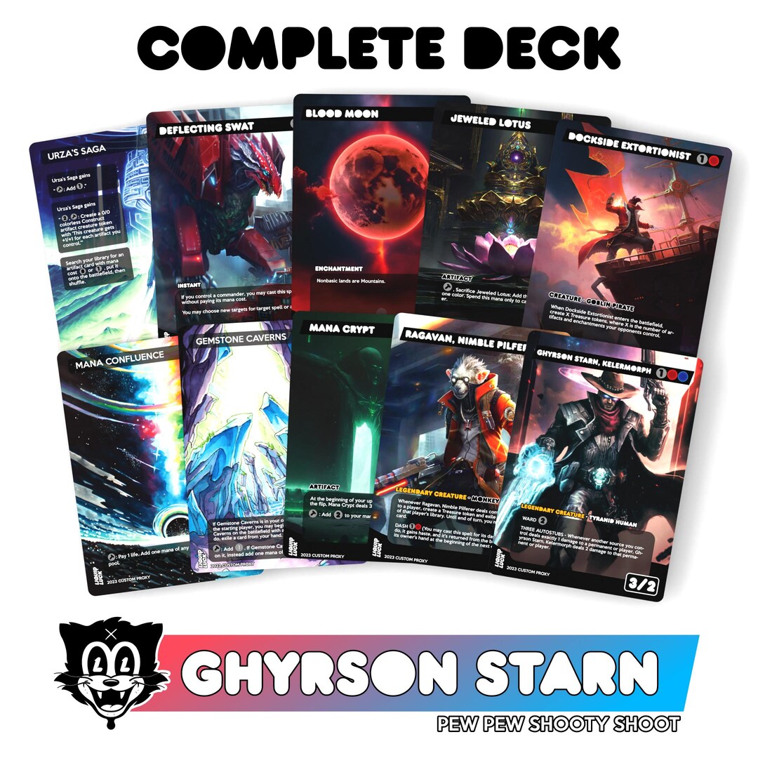 Ghyrson Starn, Kelermorph MTG Proxy Commander Deck Complete, Ready-to ...
