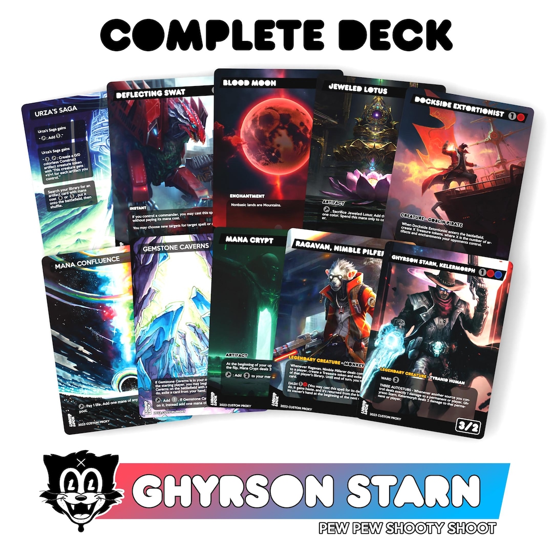 Ghyrson Starn, Kelermorph Complete Deck, Ready to Play Proxy Commander ...