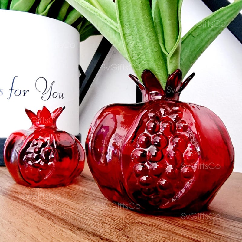 Glass Pomegranate - Etsy