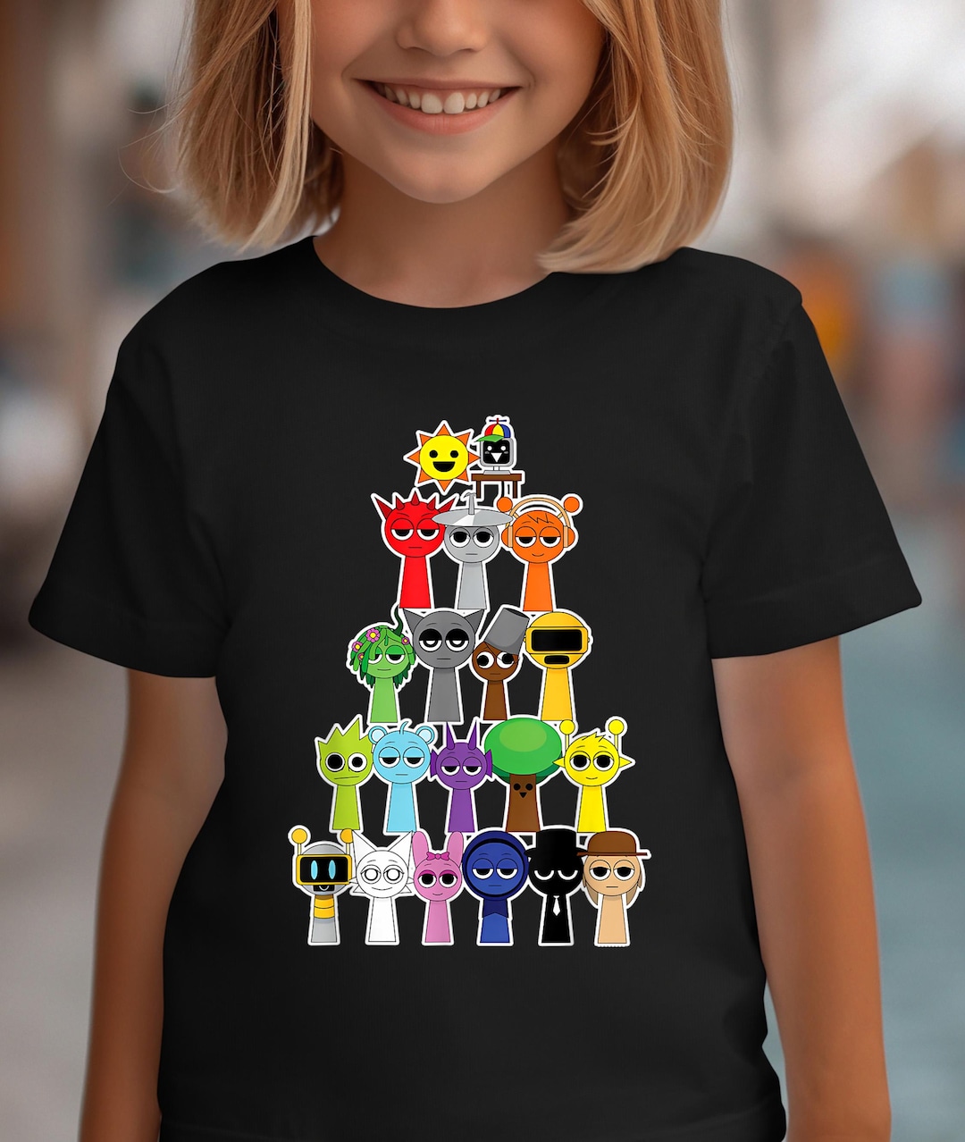 Sprunki Game Shirt, Sprunki Fan Tee, Sprunki Lime Tee, Roblox Game Tee ...
