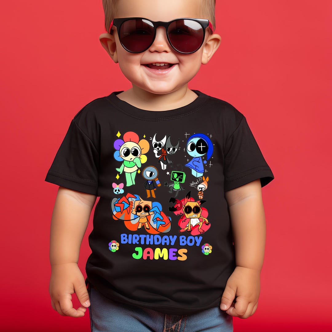 Dandy's World Birthday Shirt, Roblox Game Birthday Tee, Dandy's World ...