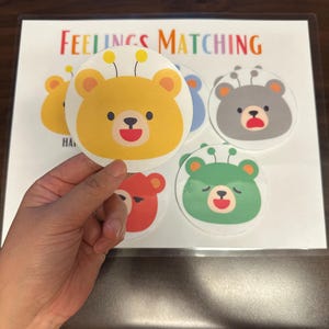 BUNDLE Printable Preschool Matching Worksheet (feelings, Shapes, Abcs ...