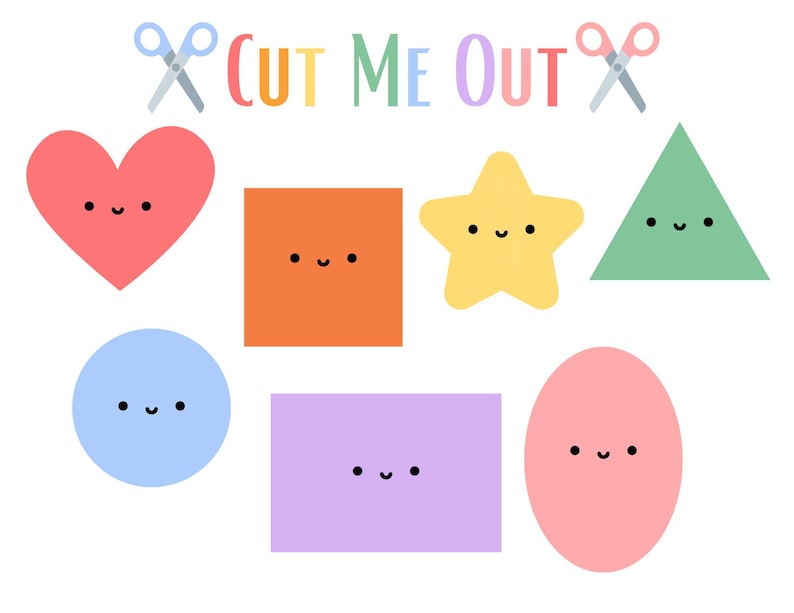 Printable Preschool Shapes Matching Worksheet PDF, Preschool Curriculum ...