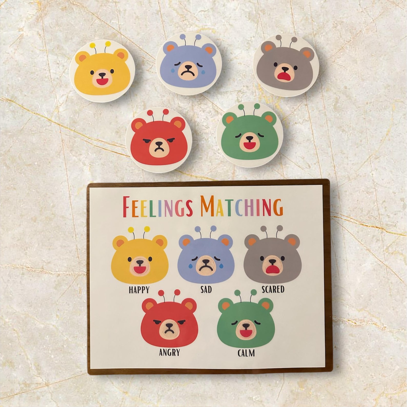 BUNDLE Printable Preschool Matching Worksheet (feelings, Shapes, Abcs ...