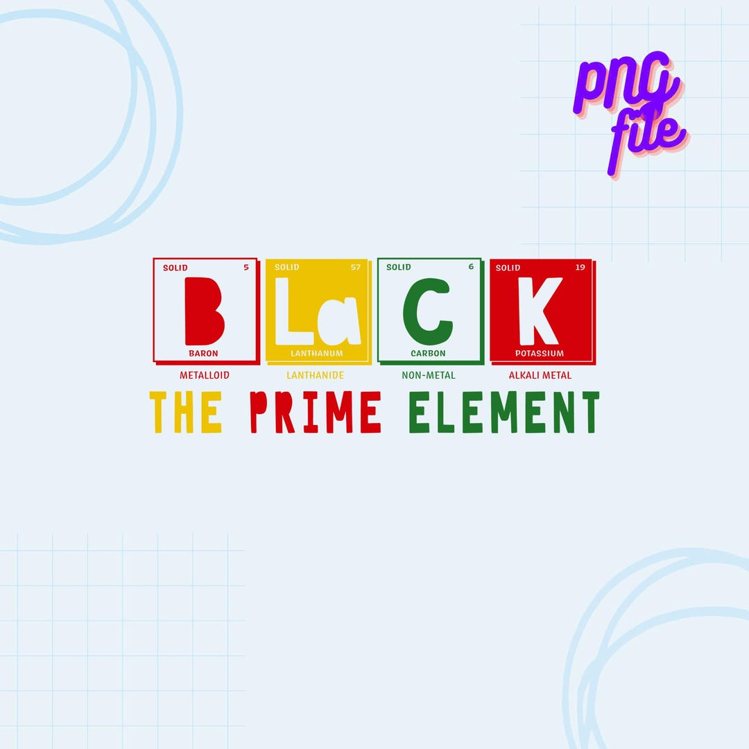Black the Prime Element Png, Black History Png, Black Month History Png ...