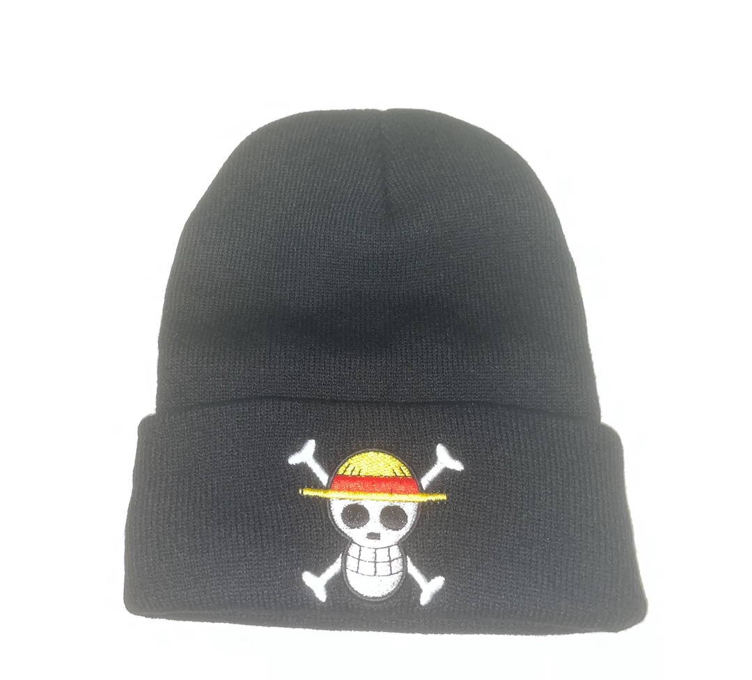 Anime Beanie One Piece Monkey D Luffy Devil Fruit Straw Hat Pirate Haki ...