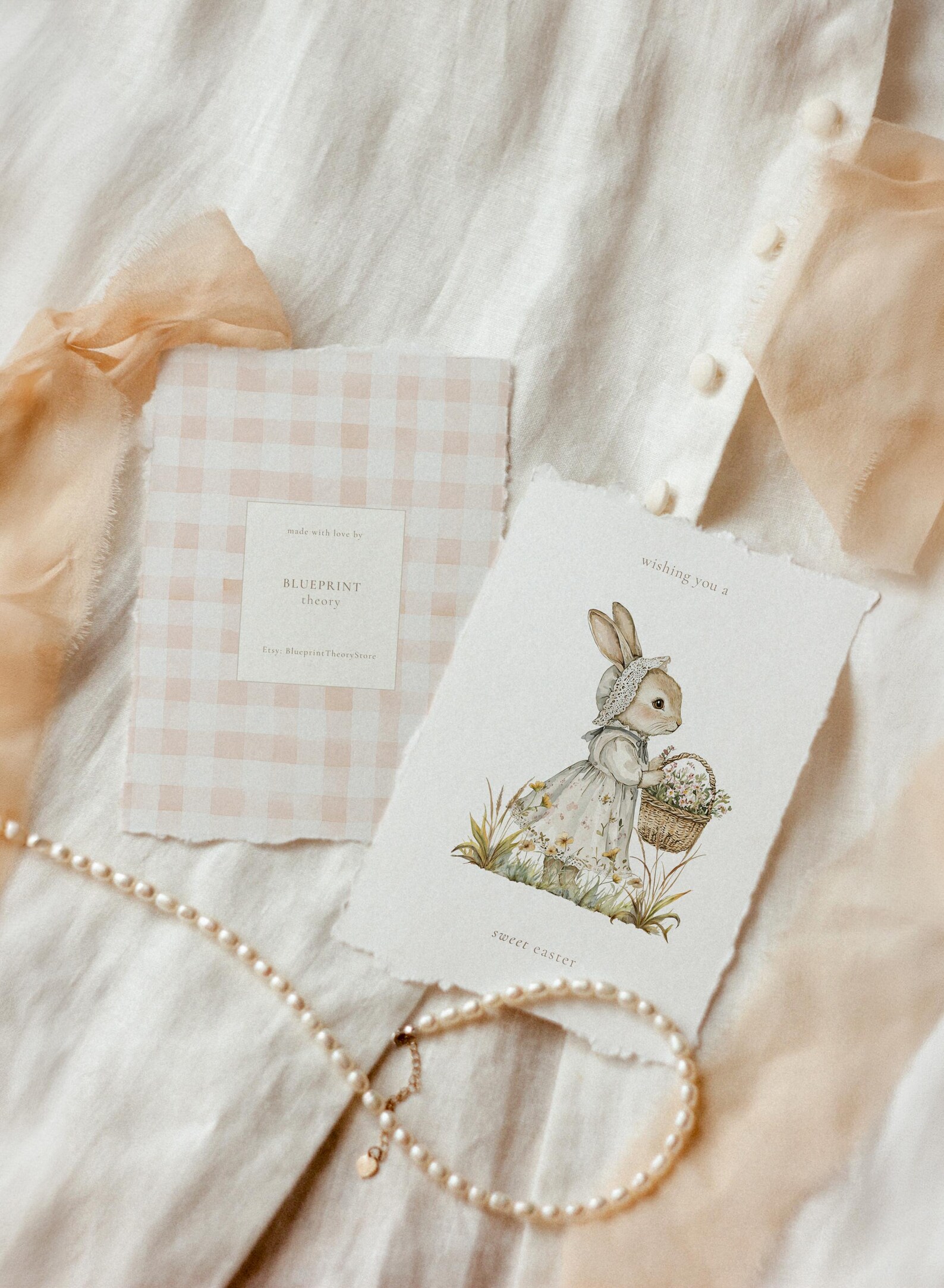 Printable Easter Card | Watercolour Rabbits | Digital Download | Easter ...