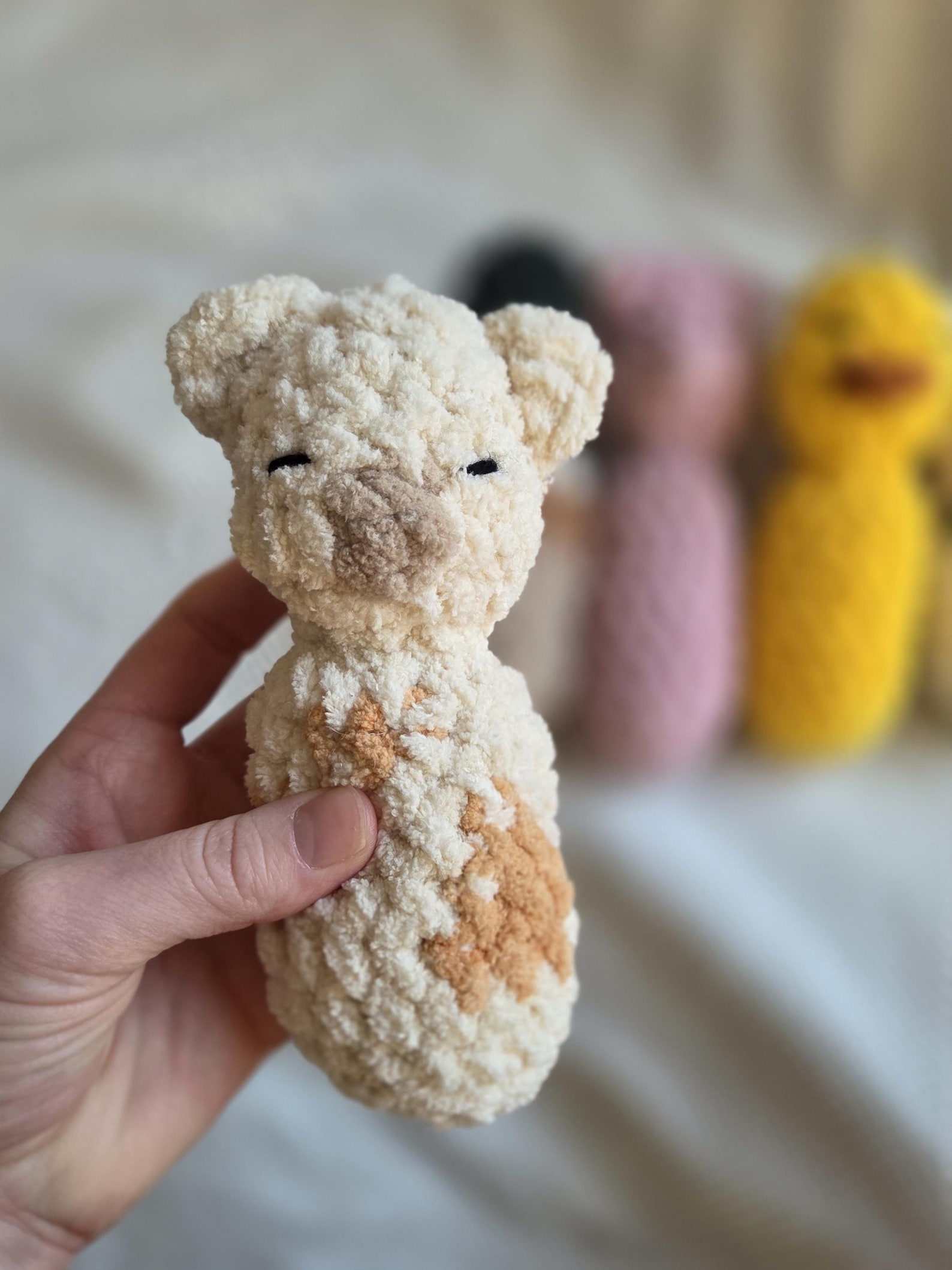 Crochet Rattle for Babies- Crochet Farm Animals, Baby Shower Gift ...