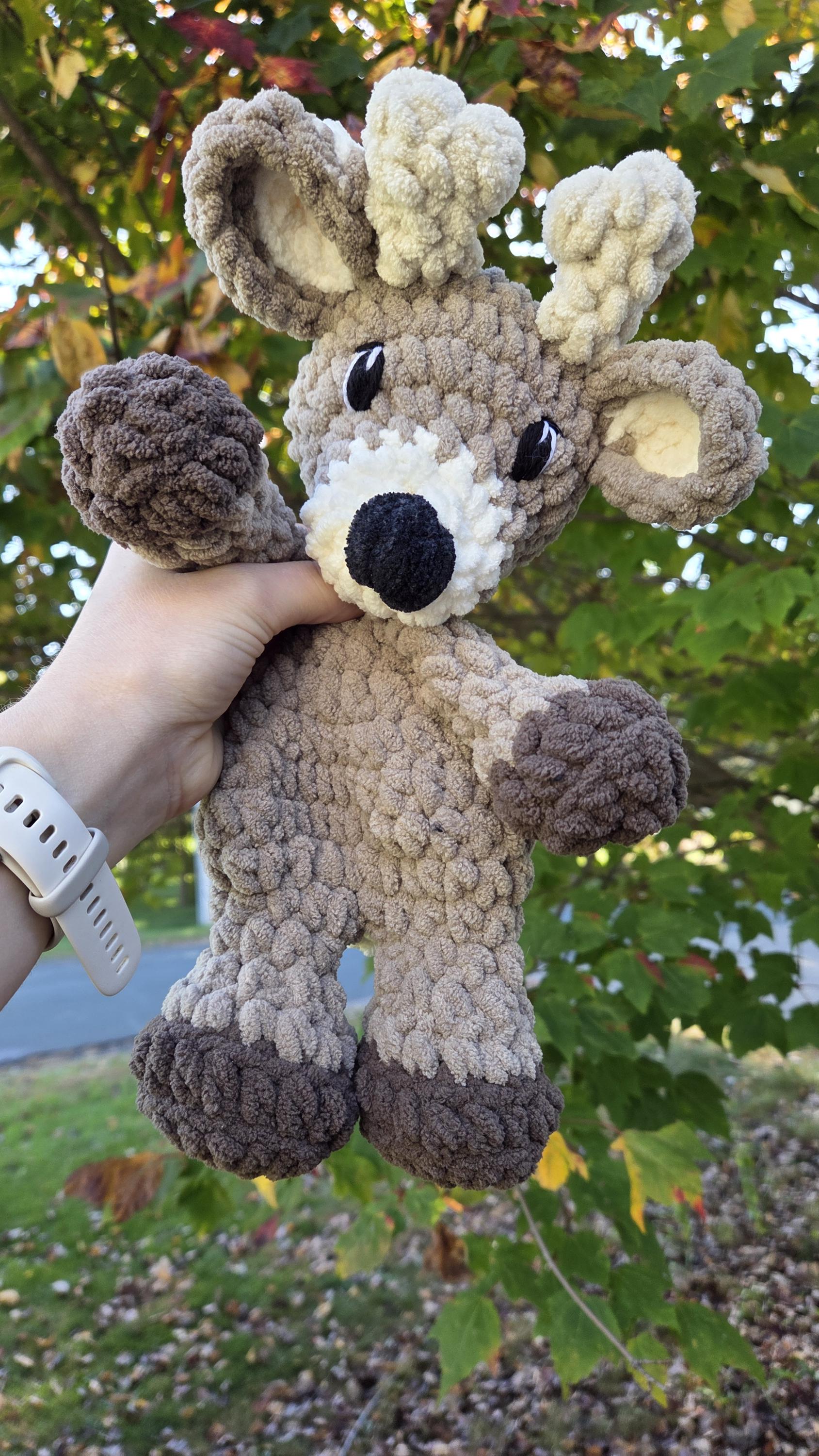 Buck and Doe Loveys | Crochet Deer Set | Buck & Doe Security Blankets ...