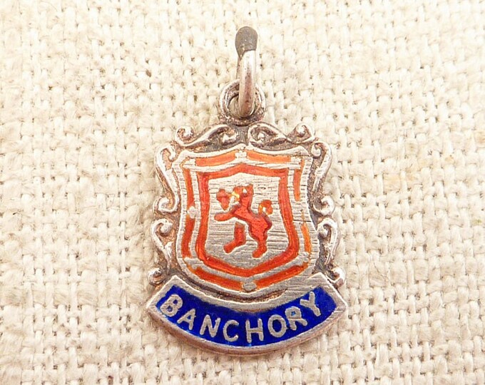 Vintage Banchory, Scotland Silver Coat of Arms Grand Tour Charm - Etsy
