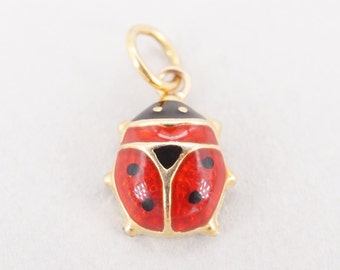 Enamel Ladybug - Etsy