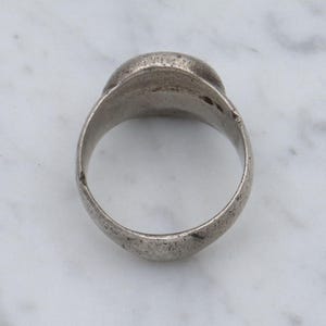Ancient Middle Eastern Silver Signet Ring, Sz 9 - Etsy