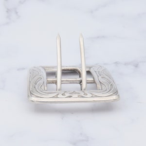 Antique Sterling William B. Kerr Art Nouveau Engraved Buckle - Etsy