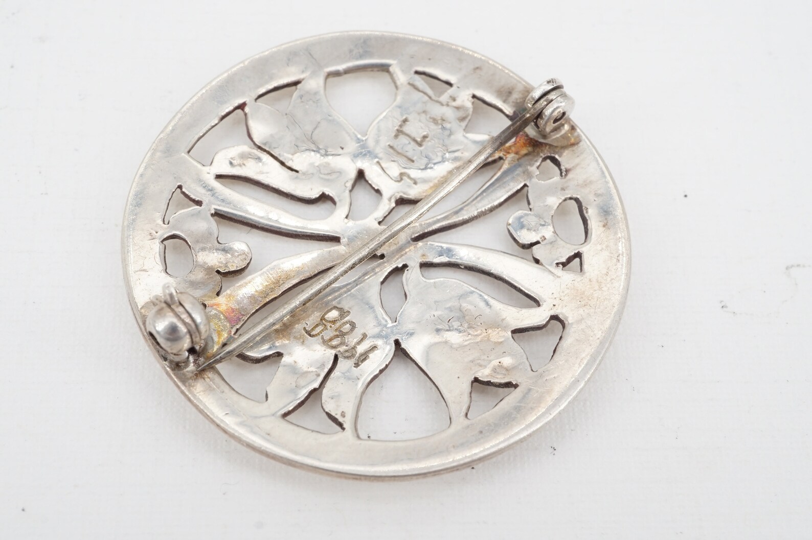 Vintage Handmade Sterling Artist Signed Tulip Brooch - Etsy