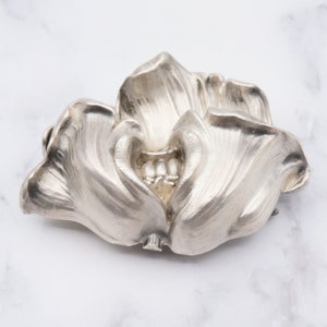 Antique Art Nouveau William B Kerr Sterling Silver Poppy Two-part ...
