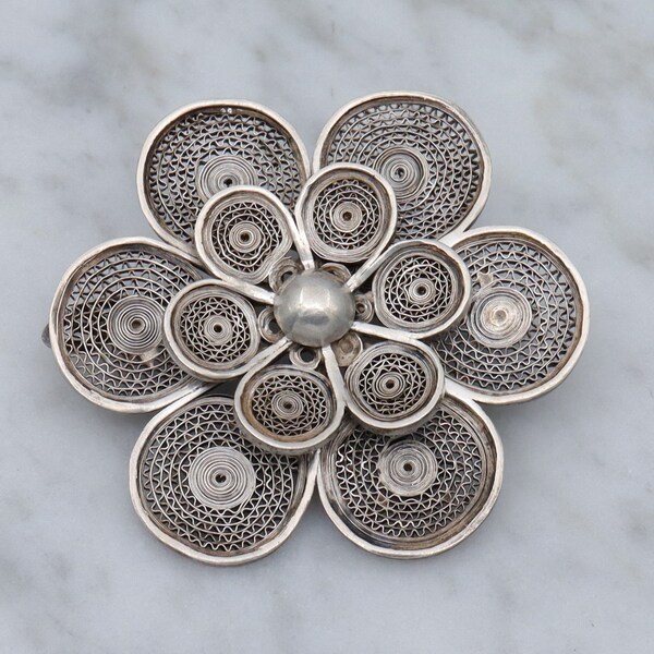 Filigree Brooch - Etsy