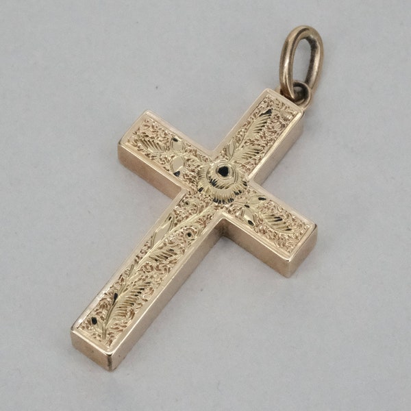 Victorian Cross Pendant - Etsy