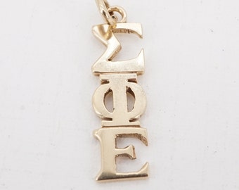 Gold Alpha Phi Charm - Etsy