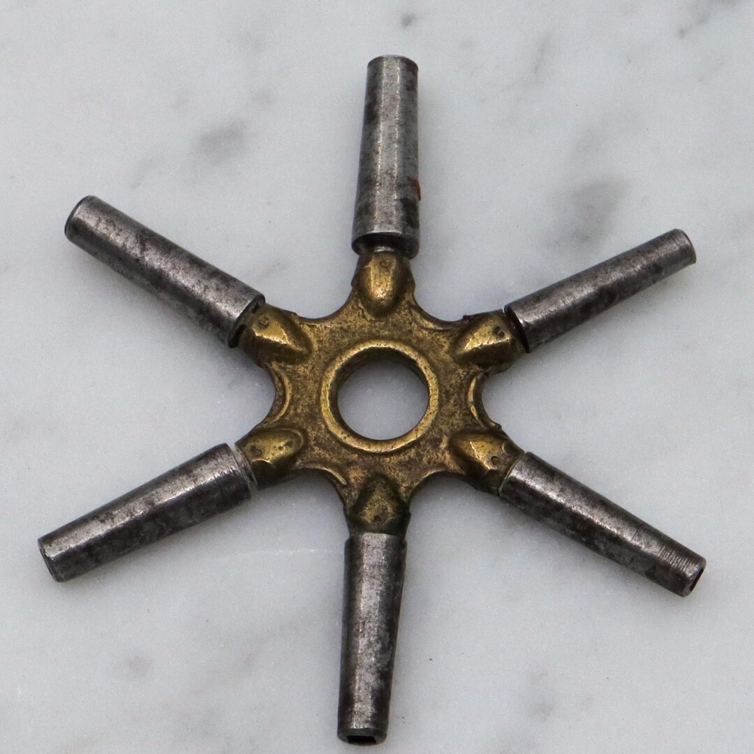 Antique Victorian Pocket Watch Star Key Tool - Etsy