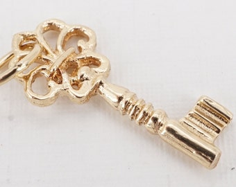 Gold Skeleton Key - Etsy