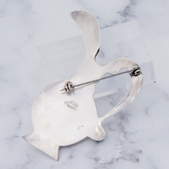 Antique Mexican sterling silver fancy pitcher with tu… - Gem